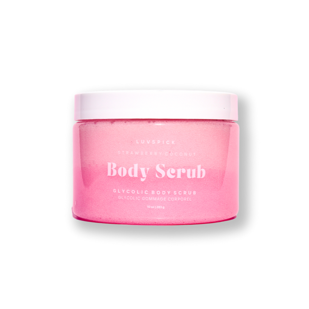Exfoliating Glycolic Acid Infused Body Scrub - Brazillian Bum Bum Cream Scented – luvspick